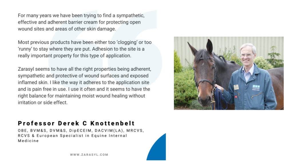 Zarasyl Equine Barrier Cream – SilverGlide™